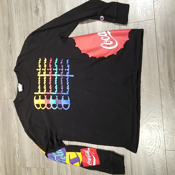 Champion | Shirts | Champion Coca Cola Co Mens Sz Xl Long Sleeve Thick ...